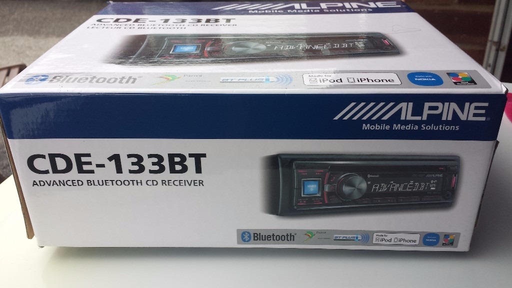 ALPINE ADVANCED BLUETOOTH CD RECEIVER CDE-133BT | in Hale, Manchester ...