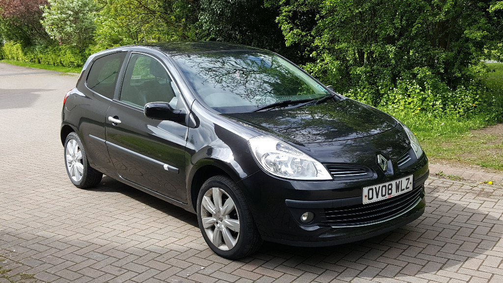 RENAULT CLIO BLACK 2008 | in Evesham, Worcestershire | Gumtree