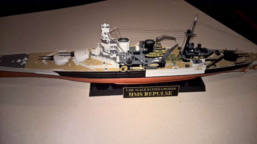 HMS Repulse: Model of British WW2 Battlecruiser | in Little Stoke ...