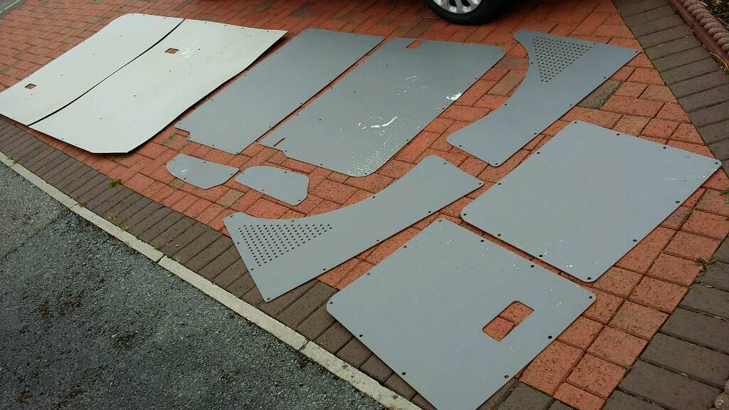 VW Volkswagen Transporter T5 swb interior hardboard panels | in Neath ...