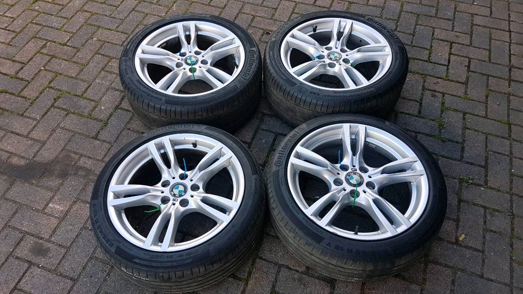 GENUINE BMW 18 INCH NEW STYLE 400M STAGGERED ALLOY WHEELS F30 E90 E92 ...