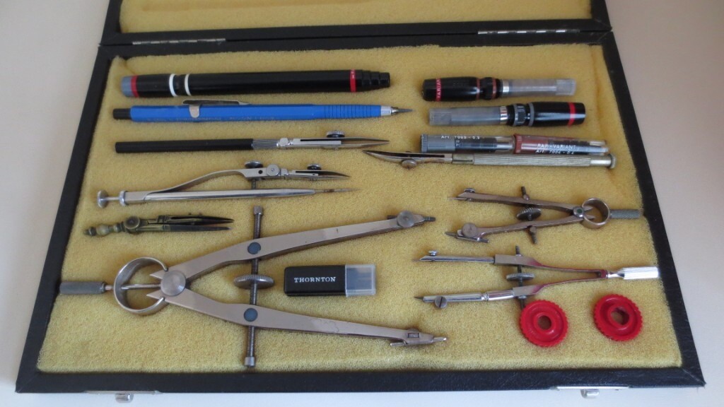 Thornton Technical Mathematical Drawing Instruments Geometry Set | in ... Thornton Technical Mathematical Drawing Instruments Geometry Set | in ...