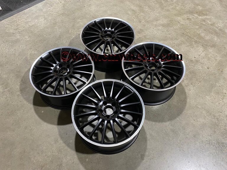 19" Inch Multi spoke C63 AMG Style Wheels merc C E A S Class 5X112 W204 ...