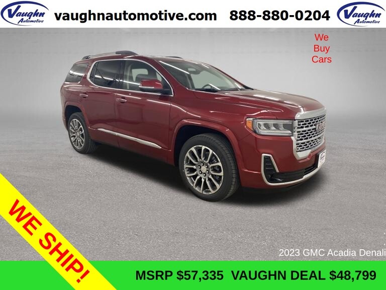 2023 Gmc Acadia Denali 3 Miles Volcanic Red Tintcoat 4d Sport Utility 3 ...