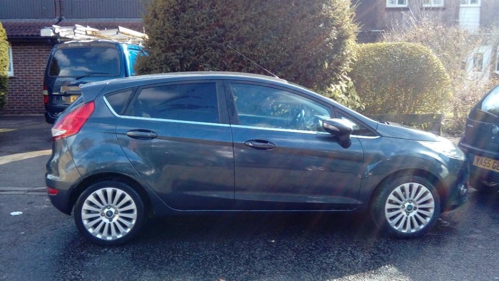 FORD FIESTA TITANIUM JUST 15000 MILES DARK GREY LOVELY CAR | in ...