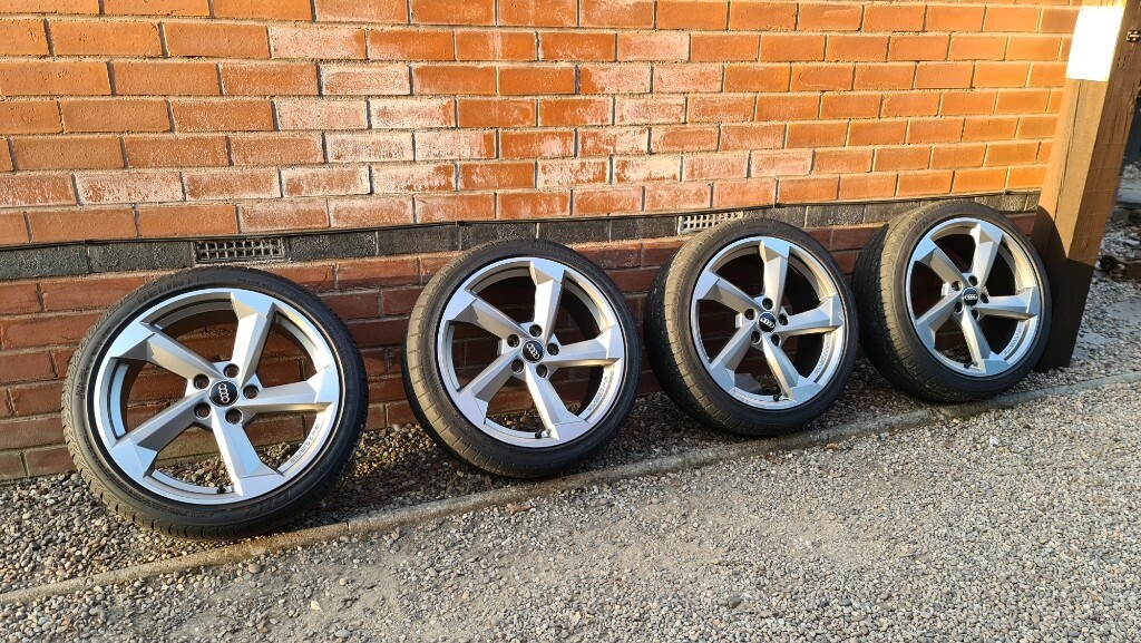 Audi Rotor Twist 18" Genuine Alloy Wheels A3 S3 RS3 Ronal 8V0601025DS ...