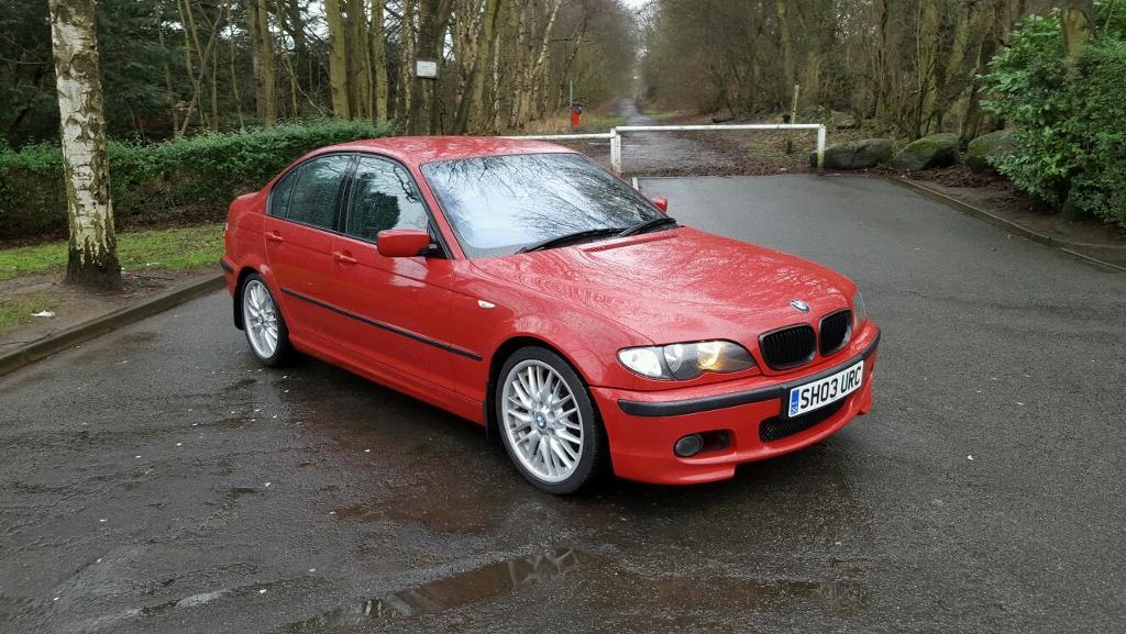 Stunning BMW E46 320i M Sport Saloon Imola Red - May Swap / Part Ex ...