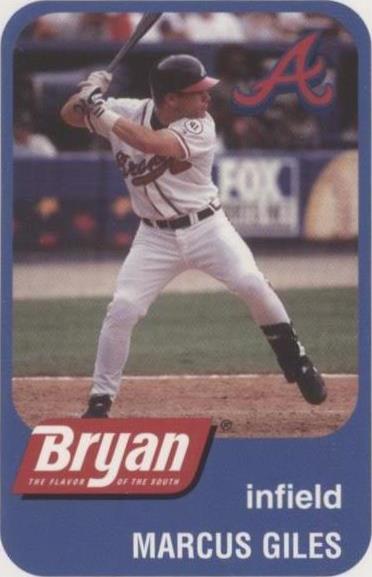 2002 Bryan Atlanta Braves Team Issue - Perforated Marcus Giles for sale ...
