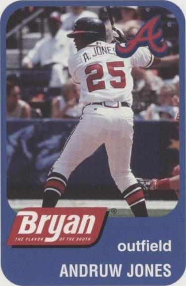 2002 Bryan Atlanta Braves Team Issue - Perforated Andruw Jones for sale ...