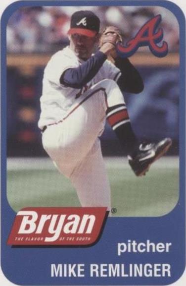 2002 Bryan Atlanta Braves Team Issue - Perforated Mike Remlinger for ...