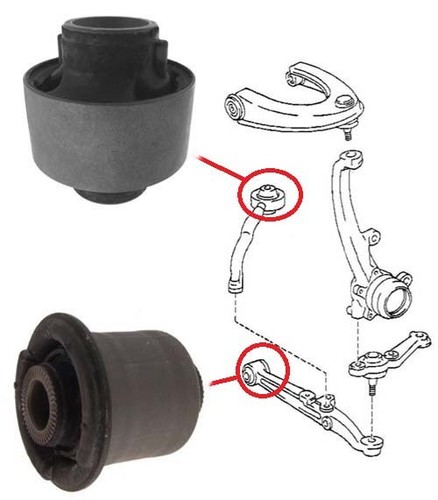 Lexus IS 200 / 300 Front Lower Wishbone Control Arm Rear Bush Bushes ...
