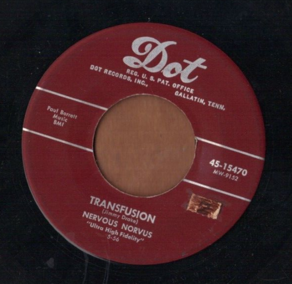 NERVOUS NORVUS - Transfusion + Dig - DOT 50s crazed rocker 45のeBay公認海外通販｜セカイモン