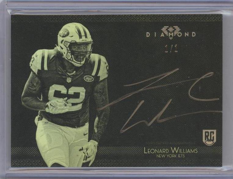 2015 Topps Diamond - Autographs Metallic Gold Ink #LW-1 Leonard ...