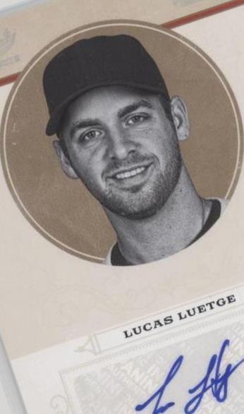 2012 Playoff Prime Cuts - Century Silver Signatures #82 Lucas Luetge ...