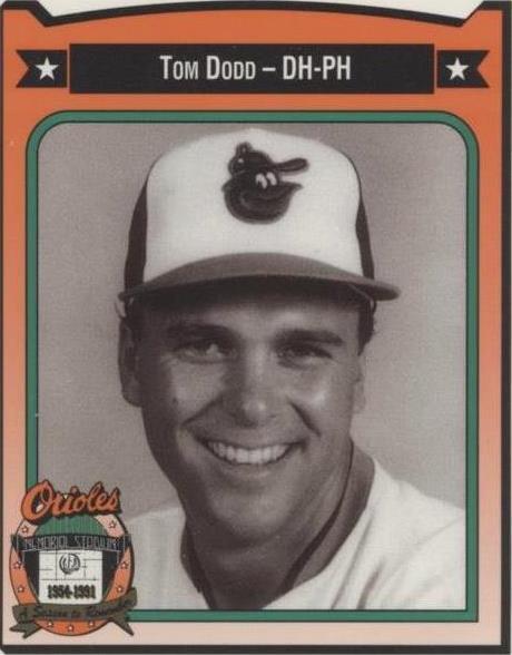1991 All-Time Baltimore Orioles Team Issue - #110 Tom Dodd (RC) for sale online | eBay
