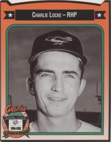 1991 All-Time Baltimore Orioles Team Issue - #263 Charlie Locke (RC ...