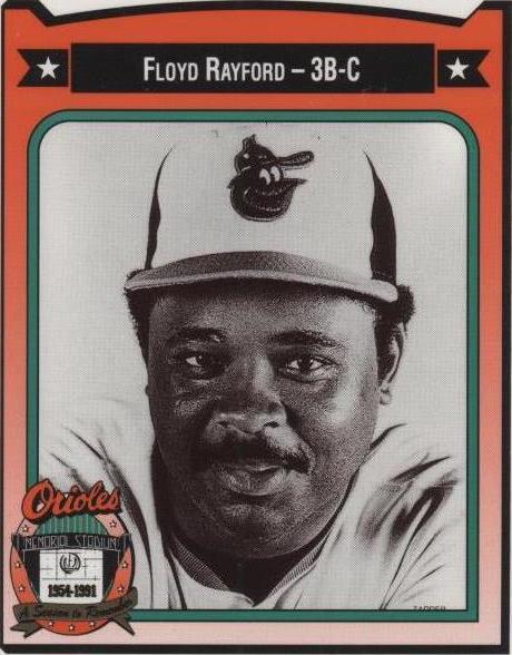 1991 All-Time Baltimore Orioles Team Issue - #375 Floyd Rayford for ...