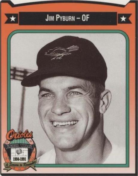 1991 All-Time Baltimore Orioles Team Issue - #371 Jim Pyburn for sale ...