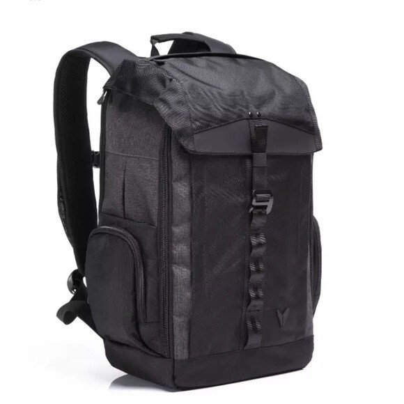 Black | Bondka 18. Jigsaw Laptop Backpack