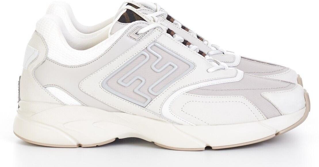 Size 9 - Fendi Faster Trainer White for sale online | eBay