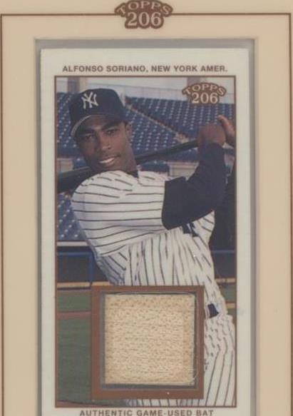 2002 Topps 206 - Relics Follow Through Pose #TR-AS Alfonso Soriano (MEM ...