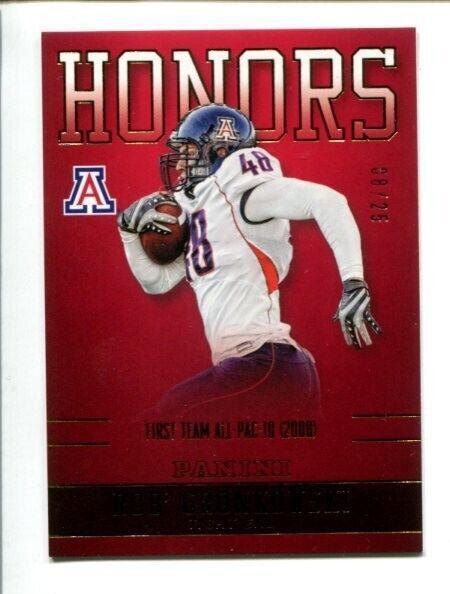2016 Panini University of Arizona - Honors Rob Gronkowski #RG-UA Gold ...