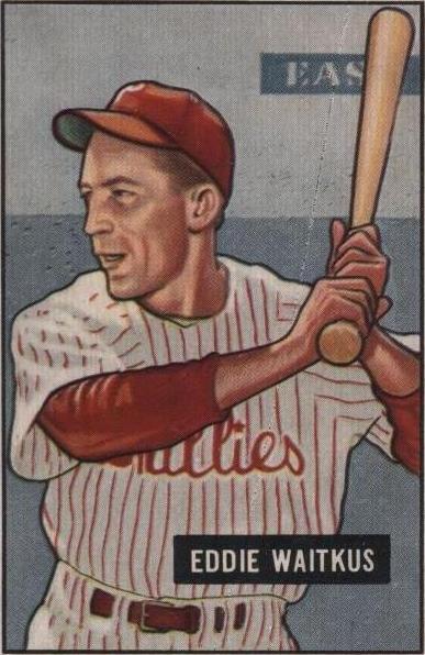 1951 Bowman - #28 Eddie Waitkus for sale online | eBay