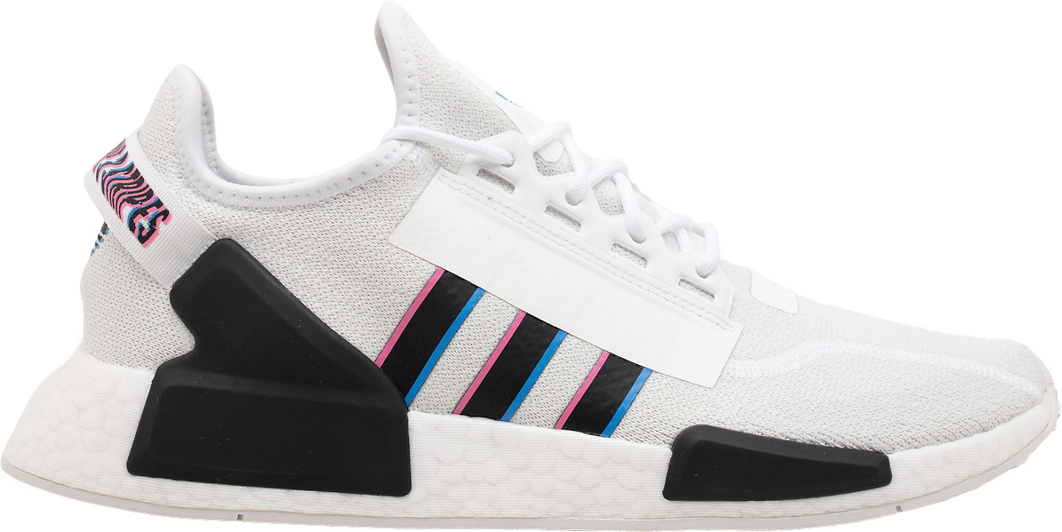 Size 8.5 - adidas NMD R1 V2 Low White Pulse Blue Magenta for sale ...