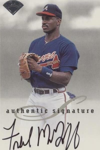1996 Leaf Signature Series - Signatures Update Fred McGriff (AU) for ...