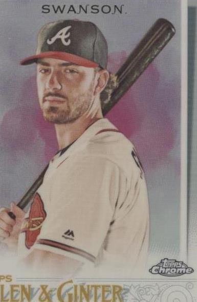 2020 Topps Allen & Ginter Chrome - Dansby Swanson #263 Refractor for ...