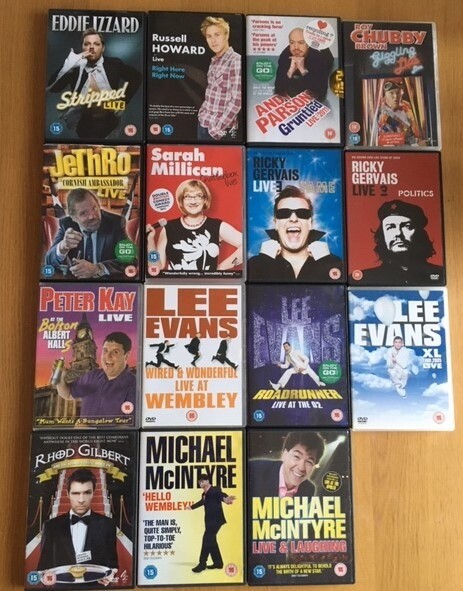 15 British Stand-up Comedy Dvds. | in Leicester, Leicestershire | Gumtree
