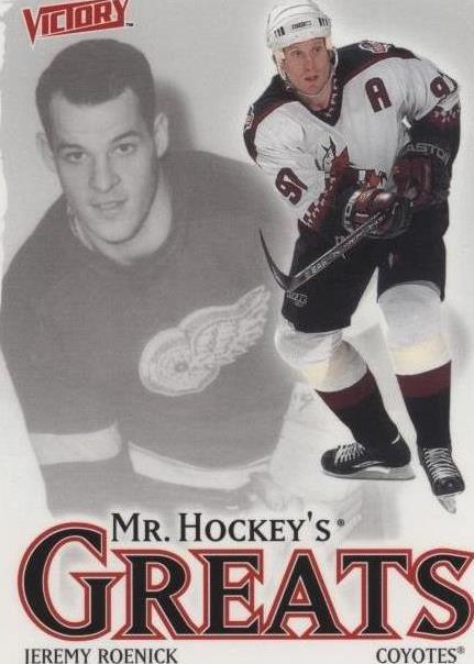 2001-02 Upper Deck Victory - Mr. Hockey's Greats #425 Jeremy Roenick ...