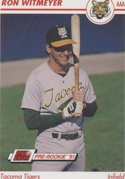 1991 Line Drive Pre-Rookie - AAA Ron Witmeyer #548 (RC) for sale online ...