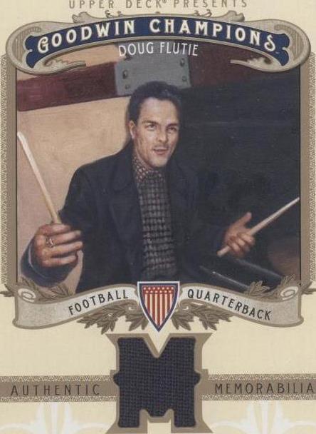 2012 Upper Deck Goodwin Champions - Authentic Memorabilia Doug Flutie # ...