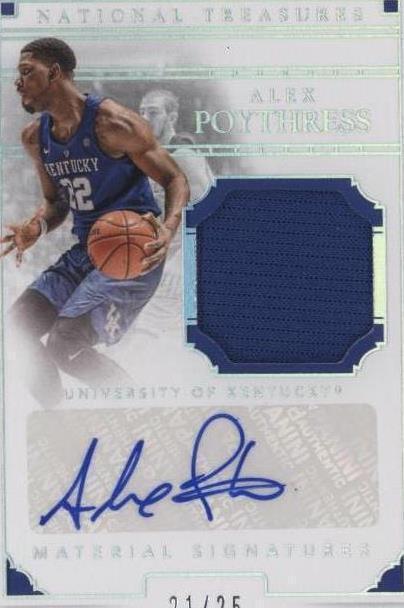 2016 Panini National Treasures Collegiate - Material Signatures Alex ...