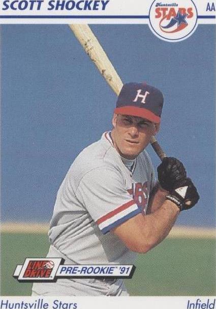 1991 Line Drive Pre-Rookie - AA Scott Shockey #293 (RC) for sale online ...