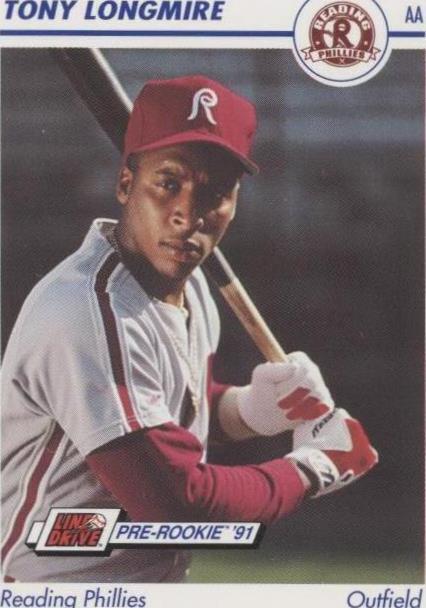 1991 Line Drive Pre-Rookie - AA Tony Longmire #513 (RC) for sale online ...