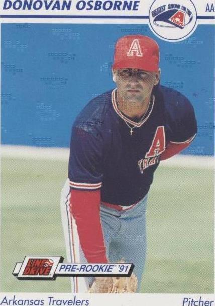1991 Line Drive Pre-Rookie - AA Donovan Osborne #40 (RC) for sale ...