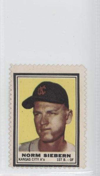 1962 Topps - Stamps Norm Siebern for sale online | eBay
