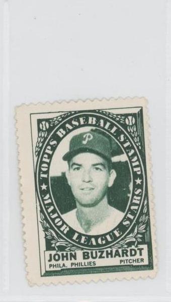 1961 Topps - Baseball Stamps John Buzhardt for sale online | eBay