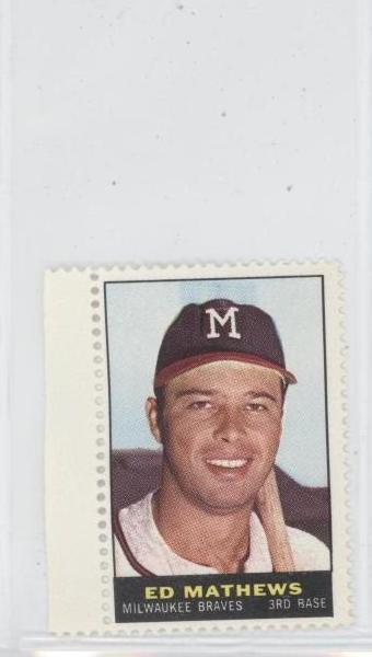1964 Topps Bazooka Stamps - Eddie Mathews for sale online | eBay