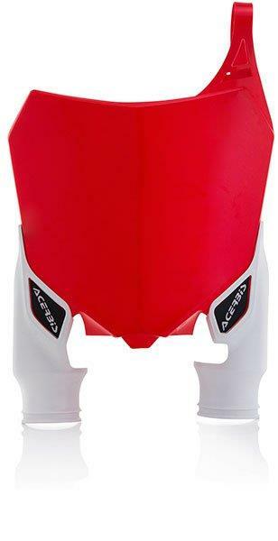 Acerbis - 2630771005 - Raptor Front Number Plate, Red/White | Achetez ...