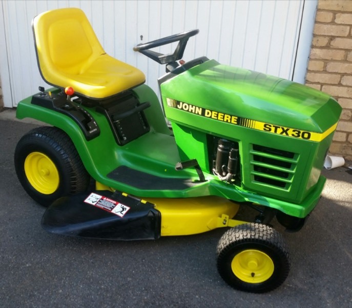 Classic John Deere STX30 Ride On Mower with 9hp Kohler Engine and 30 ...