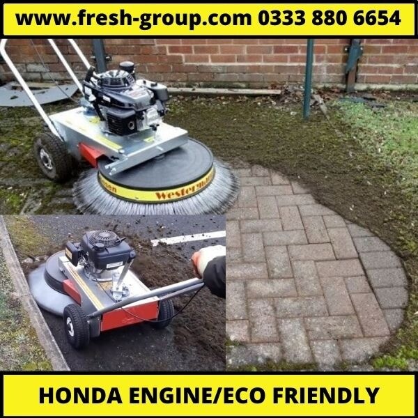 Block Paving Cleaning Machine for cleaning block paving and other hard ...