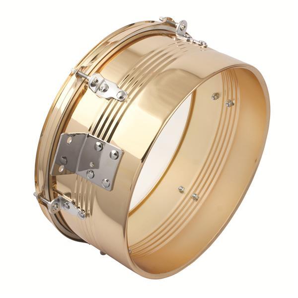 Glarry 13-inch and 14-inch Timbales with brackets and golden cowbell d ...