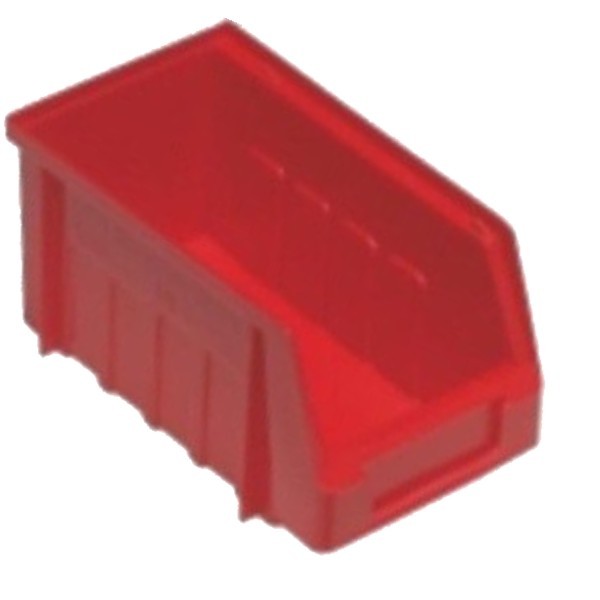 20 x SIZE 2 RED PLASTIC PARTS STORAGE STACKING BINS BOXES | eBay