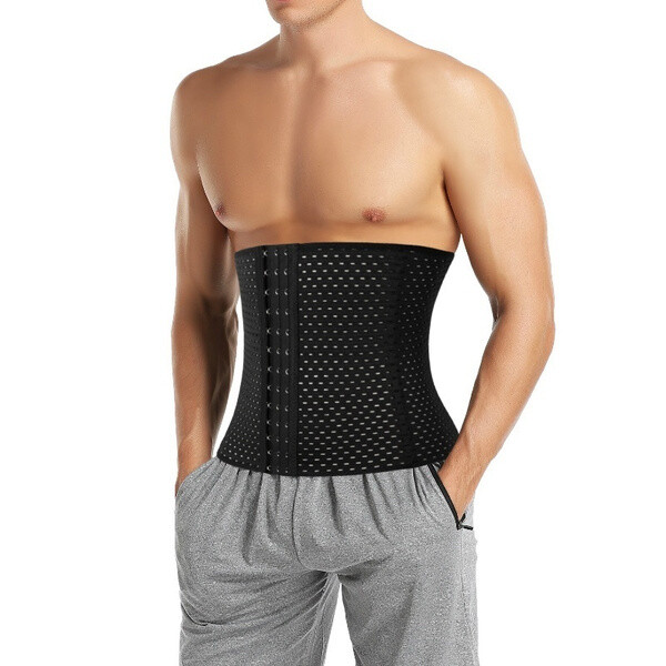 Men Waist Control Belt Band Firm Tummy Control Compression Slimming ...
