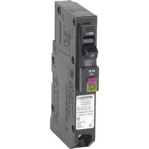Schneider QO120PDF Square D QO 20A 1 Pole 120V Plug-in Mount Dual ...