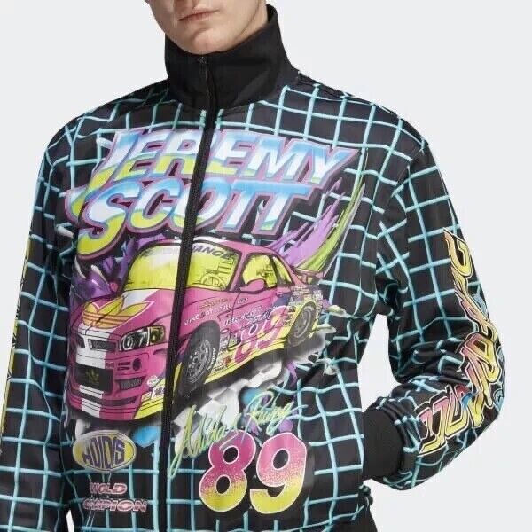 HG6509 Adidas X Jeremy Scott Rally Men's Size Small Jacket HG6509 Adidas X Jeremy Scott Rally Men's Size Small Jacket