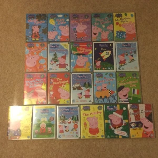 Peppa Pig DVD collection - 21 DVD set | in East Kilbride, Glasgow | Gumtree